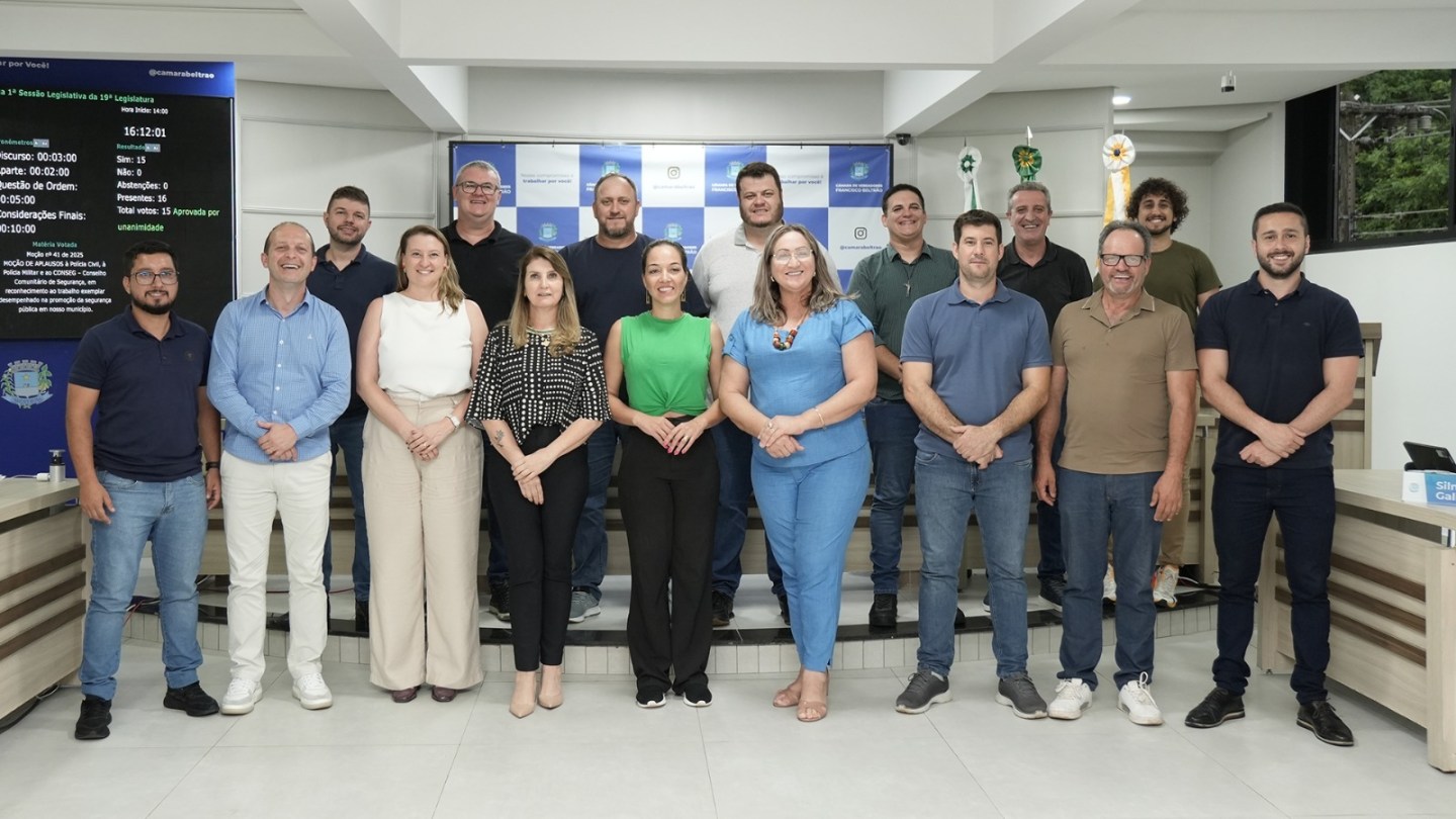 Câmara de Francisco Beltrão tem atividades e conquistas recordes em 2025